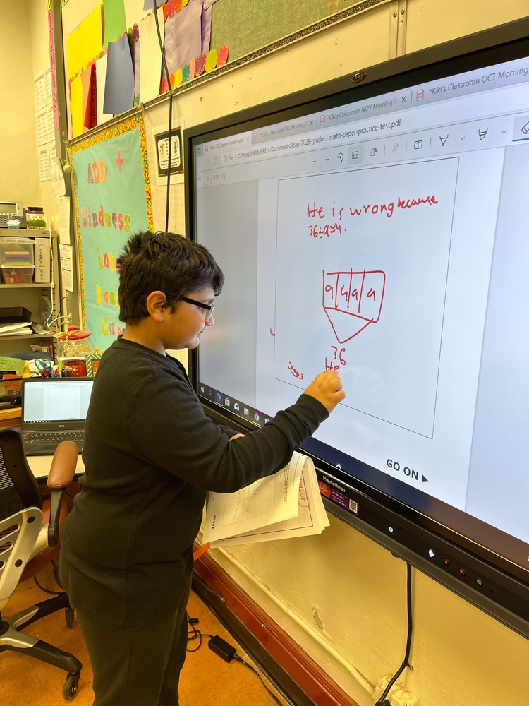 New Promethean Boards | A. C. Steere Elementary