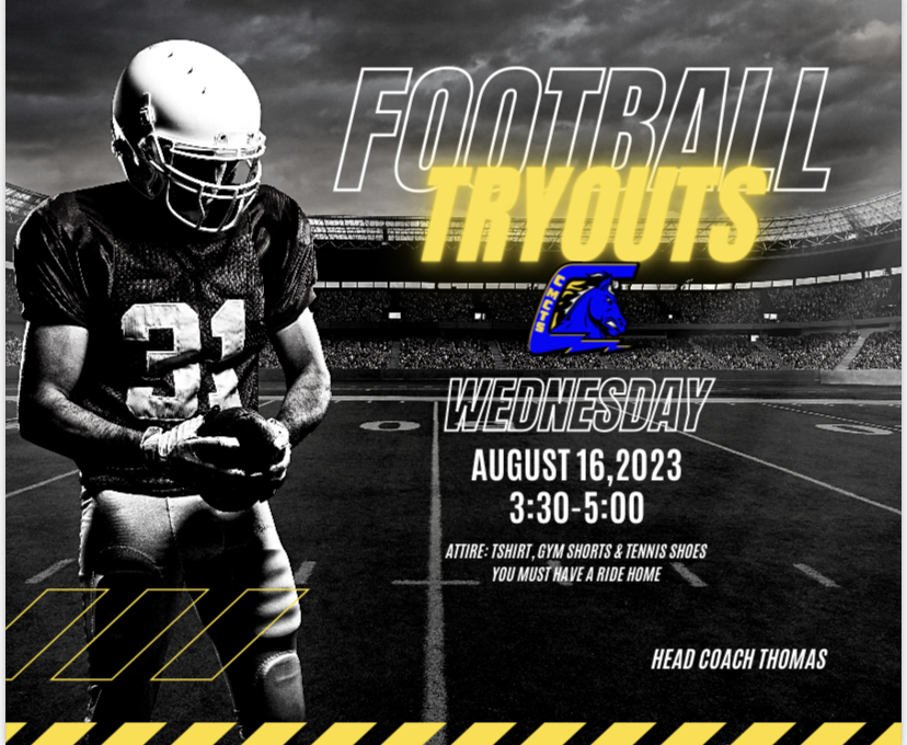 Football Tryout | Caddo Middle Career & Technology