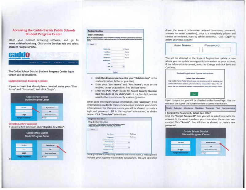 Parent Portal/Student Progress Center Info | Herndon Magnet